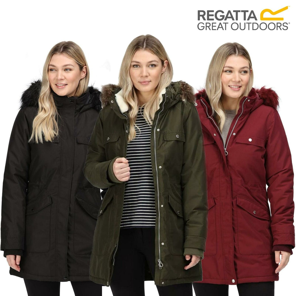 Regatta Women's Samiyah Waterproof Insulated Parka Jacket ...