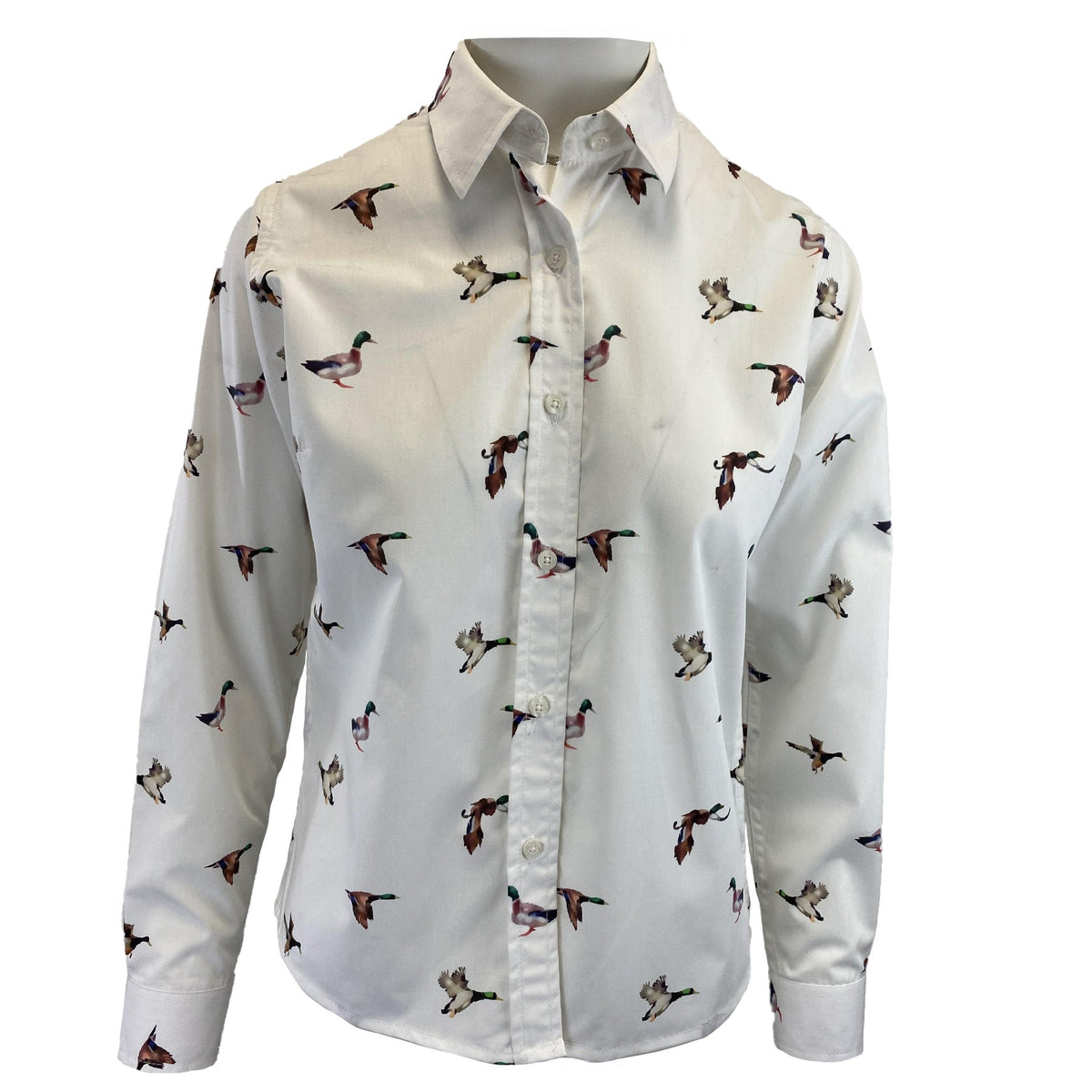 Hazy Blue Womens Long Sleeve Duck Shirt - Camila – Warwickshire Clothing