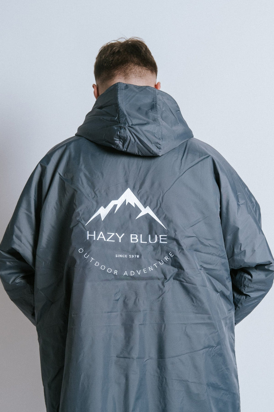 Hazy Blue Waterproof Adults All Weather Changing Robe - Newquay ...