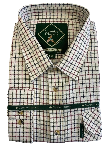 Country Classics Mens Long Sleeve Check Shirt - Goodwood – Warwickshire ...