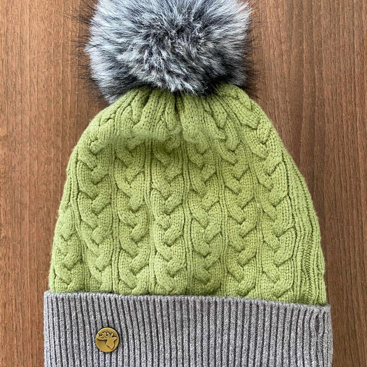House of Tweed Luxury Plaited Ladies Pom Pom Bobble Beanie Hats ...