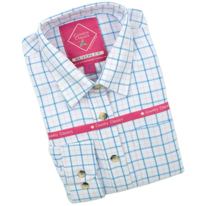 Country Classics Womens Check Long Sleeve Shirt - Beverley ...
