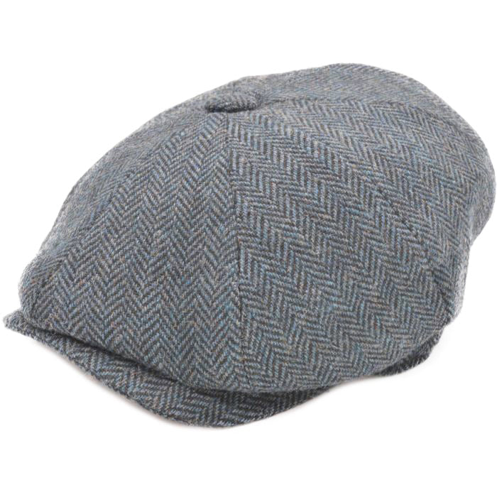 Majorwear Herringbone Newsboy Cap | Tweed Grey – Warwickshire Clothing